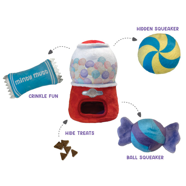 Hide 'n Seek Gumball Machine Burrow Toy (8") - foufouBRANDS